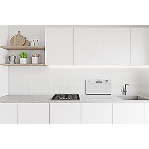 Honeywell Countertop Dishwasher with 6 Place settings, 6 Washing Programs, Stainless Steel Tub, UL/Energy Star- Stainless Steel