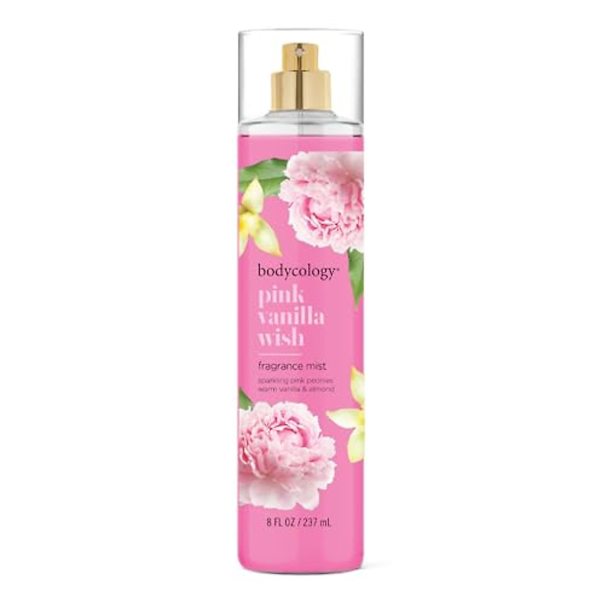 Bodycology Long-Lasting Fragrance Body Mist, Pink Vanilla Wish, 8 fl oz