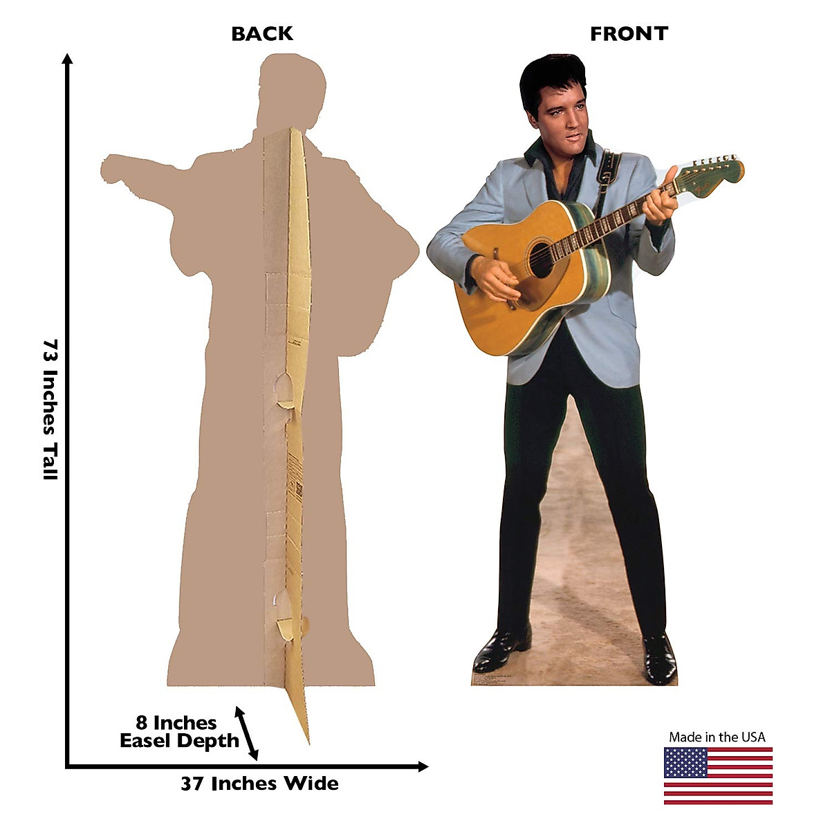Cardboard People Elvis Presley Life Size Cardboard Cutout Standup
