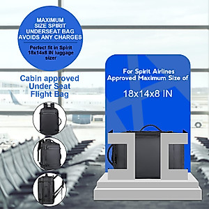 KSIBNW Weekender Carry on Backpack with USB Port,40L Expandable Travel Backpacks, Flight Approved Carry on Bags for Airplanes,Water Resistant Durable 17-inch Laptop Backpacks