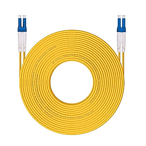 2 Pack 1.25Gb Singlemode Module with 20m OS2 LC to LC Fiber Cable, 1000BASE-LX/LH Compatible for Ubiquiti UF-SM-1G, Mikrotik, Intel, Netgear,D-Link and More