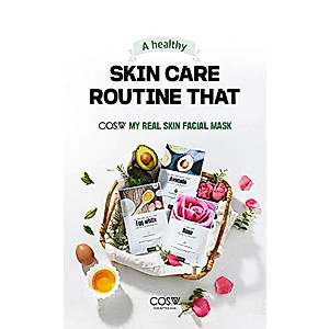 Green Grade Cupra Facial Sheet Masks(16 combo) Variety Pack Featuring 16 Different Hydrating Full Face Masks