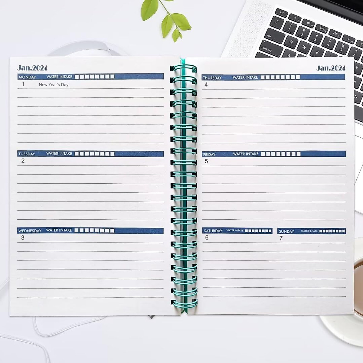 Cheneyboo Planner 2024-2025, Monthly Weekly Daily Planner 2024-2025, January 2024- June 2025 18 Month Planner,5.2"x7.5", Green