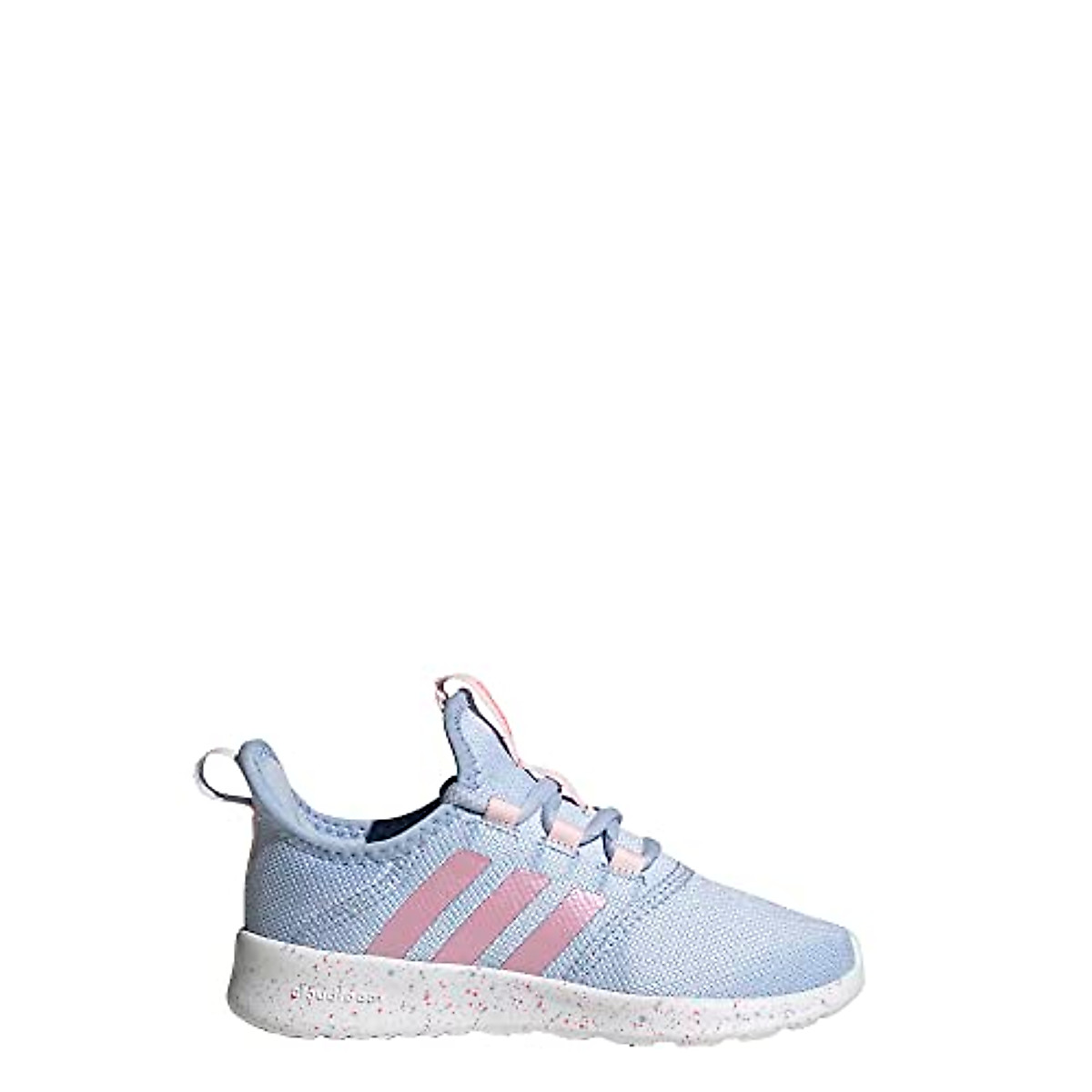adidas Cloudfoam Pure 2.0 Running Shoe, Blue Dawn/Beam Pink/Clear Pink, 4 US Unisex Big Kid