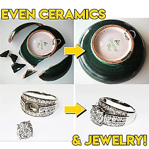 Unique Instant Adhesive, Welding High-Strength Oily Glue, Uniglue Super Glue, Mighty Instant Glue For Resin Ceramic Metal Glass Clear Glue,Without Strong Odor And Quick Dry(2 Bottles) (Green)