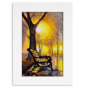 14x18 Mat Bevel Cut for 12x16 Photos - Acid Free White Precut Matboard - for Pictures, Photos, Framing - 4-ply Thickness