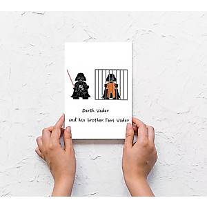 XXDJLP Humorous Birthday Card for Brother, Cute Bday Card Gifts for Family Members, Joke Birthday Card for Brother from Sister, Bro Bday Greeting Card, Birthday Card for Brother