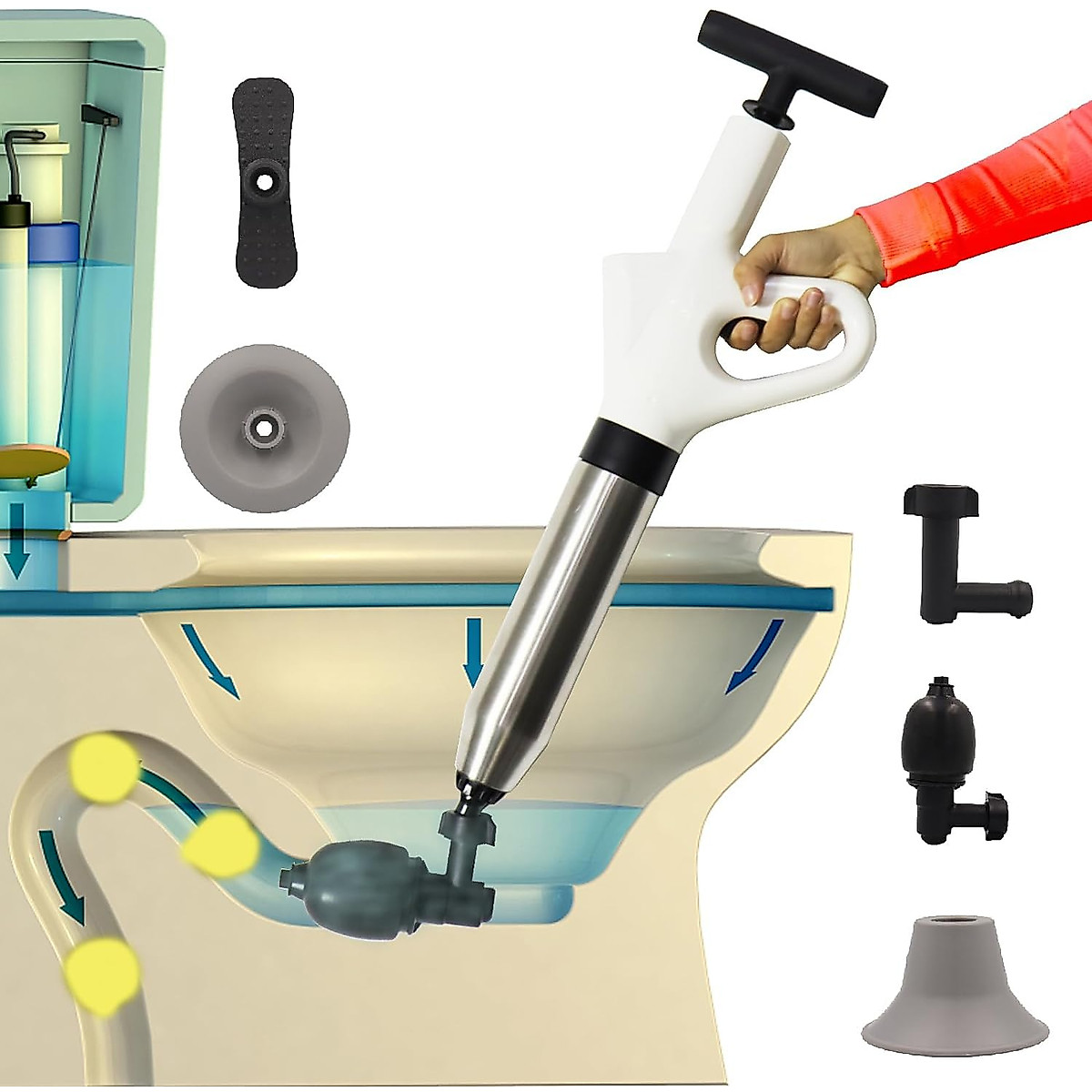 Under Sink Mats for Kitchen Waterproof | Under Sink Cabinet Mats and Protectors, 34" x 22" Silicone Under Sink Drip Tray ,Cabinet Mat Liner Protector for Kitchen Bathroom