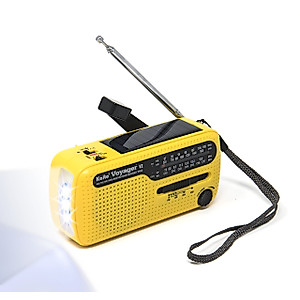 Kaito Best NOAA and SW Portable Solar/Hand Crank AM/FM, Shortwave & NOAA Weather Emergency Radio with USB Cell Phone Charger & LED Flashlight (Yellow)