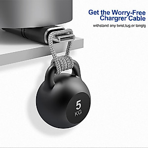 USB C to USB A Cable,Extra Long 3 Pack 10 ft Type C 3A Fast Charger Cord for iPhone 16/15 pro max,Samsung Galaxy S22 S21 S20 S10 S9 S10E, Note 20 10 9 8, Moto G7 G8,LG K51& More (Grey)