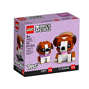 LEGO BrickHeadz Saint Bernard Dog and Puppy Set 40543