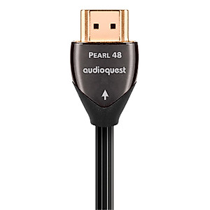 AudioQuest 1.5m Pearl 48 2.1 HDMI Cable - 8K/10K Ultra HD, Gaming, High-Speed, 48Gbps, HDR, eARC