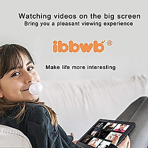 Android Tablet 10 Inch, 5G WiFi Tablet, Quad-Core Processor, 1GB RAM, 16GB ROM,800x1280 Touch Screen Full HD Display, Bluetooth, GPS, OTG – Black