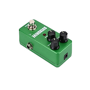 Guitar Effects Pedal, KOKKO FOD3 Aluminum Alloy Mini Overdrive Effect Pedal 6.35mm Jack for Guitars