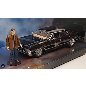 Supernatural 1:24 1967 Chevy Impala Die-cast Car w/Dean Winchester Die-cast Figure, Toys for Kids and Adults