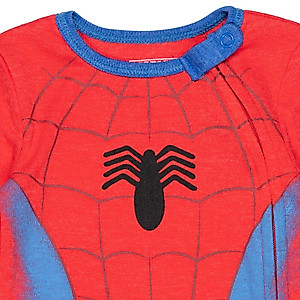 Marvel Avengers Baby Boys 3 Pack Zip-Up Long Sleeve Sleep N' Play Coverall 3-6 Months