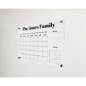 Custom Family Calendar Personalized Wall Calendar - Personalized Calendar 2024, Two Month Planner Family Calendar 2024 Calendar Marker (24"x18", Extra Package)