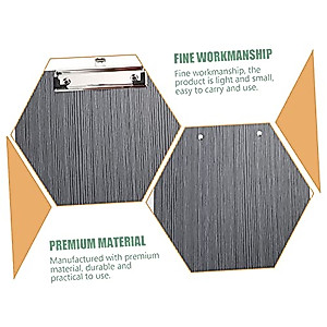 MAGICLULU 2pcs Folder Board Paper Folders Metal Clipboards Pencils File Folder A4 File Clip Folder Hard Plastic Clipboard Exam Paper Clips Wooden Writing Board Writing Base Plate