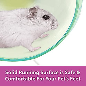 Kaytee Silent Spinner Wheel For Pet Syrian or Large Breed Hamsters, Sugar Gliders and Gerbils, Large 10 Inch