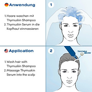 Thymuskin Forte Shampoo - Hair Shampoo, Advanced Solution for Thinning Hair, Men's and Women's Hair Loss - Step 1 (200ml)