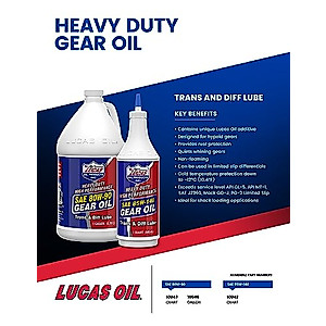 Lucas Oil 10046 SAE 80W-90 Heavy Duty Gear Oil - 1 Gallon