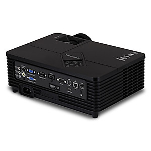 ViewSonic PJD6345 XGA 1024x768 DLP Projector with LAN Control, Wired and Wireless LAN Display (Black)