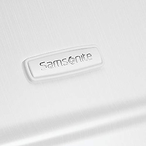 Samsonite Winfield 2 Hardside Expandable Luggage with Spinner Wheels, Checked-Medium 24-Inch, Brushed White