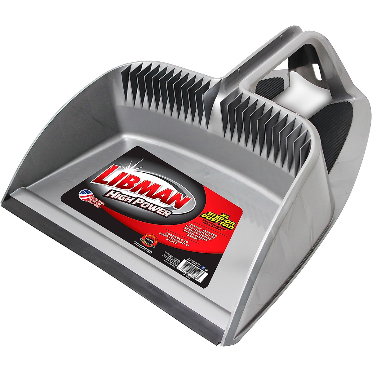 Libman Company Libman Commercial 16" Step-On Dustpan, Silver - 2126