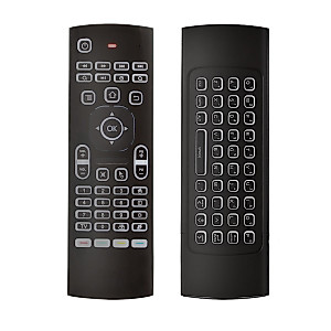 BIFANS MX3 Air Remote Mouse,2.4G Multifunctional Backlit Remote Control, Mini Wireless Keyboard & Infrared Remote Control Learning for Android TV Box,HTPC,IPTV,PC, MAC,PS3,Pad,Xbox