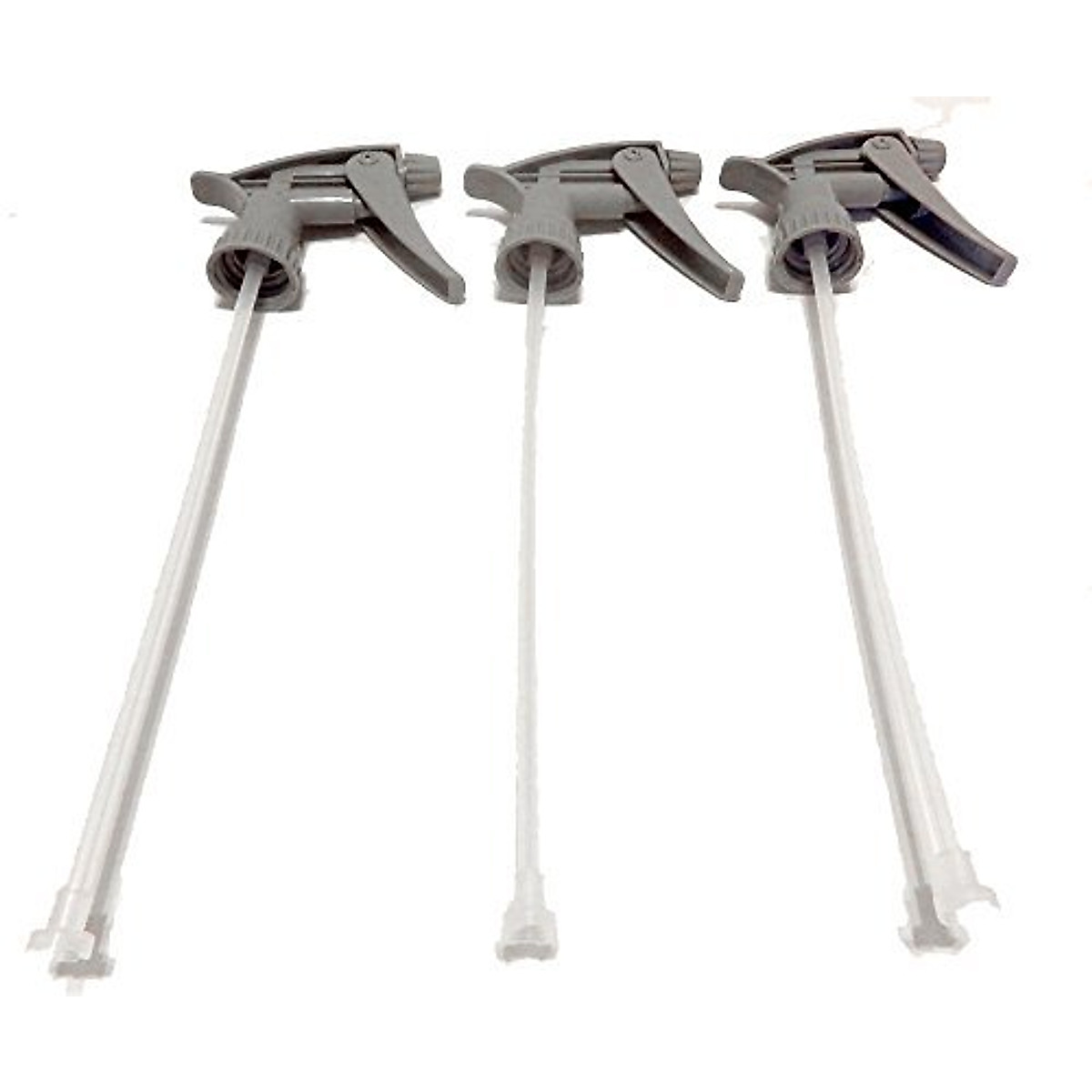 Tolco 28mm Gray Chemical Resistant Spray Head 9-1/4" Dip Tube (3-Pack)