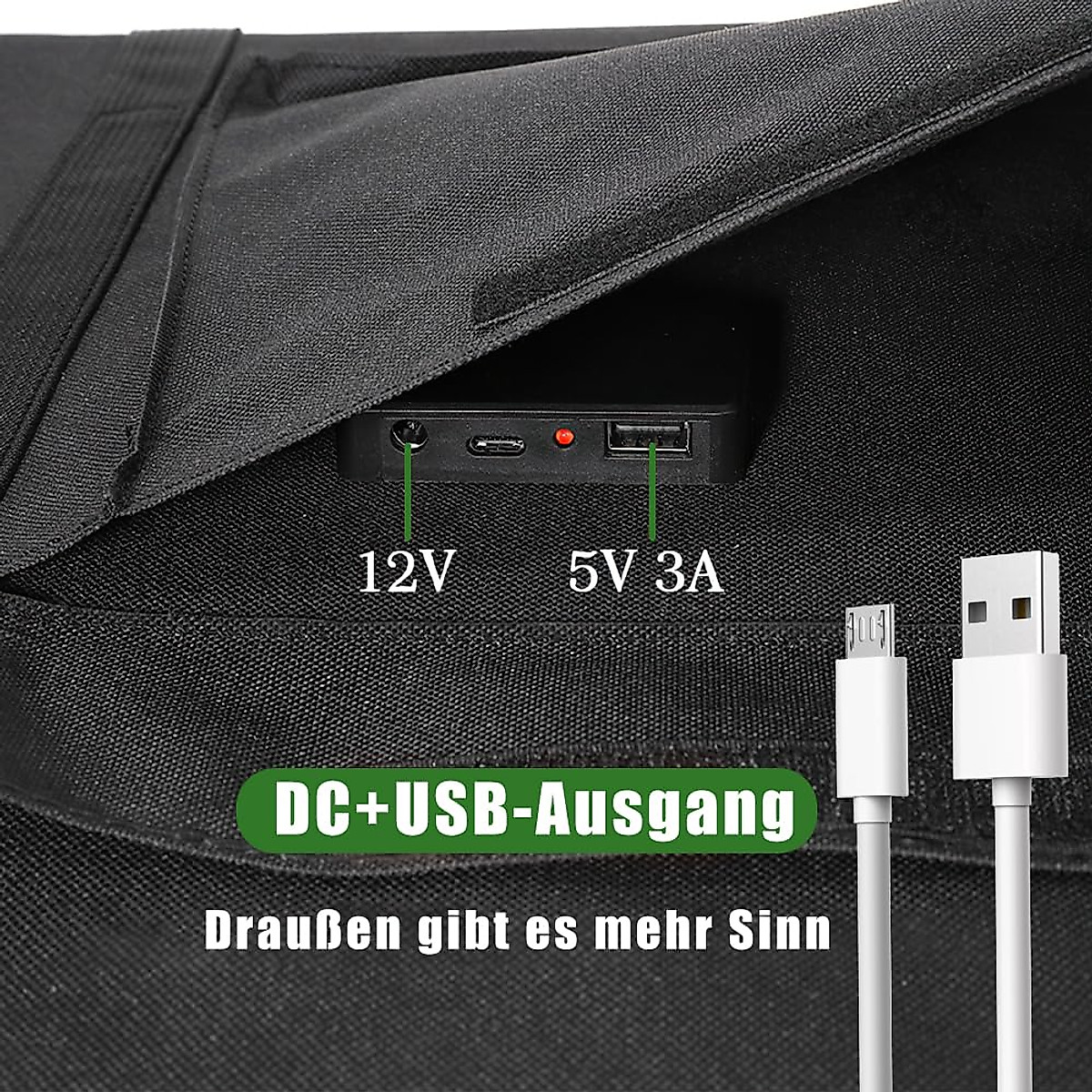 150W Foldable Solar Panel, Portable Solar Panel, Foldable Solar Suitcase Monocrystalline Solar Panels, Foldable Solar Charger IP65 Waterproof