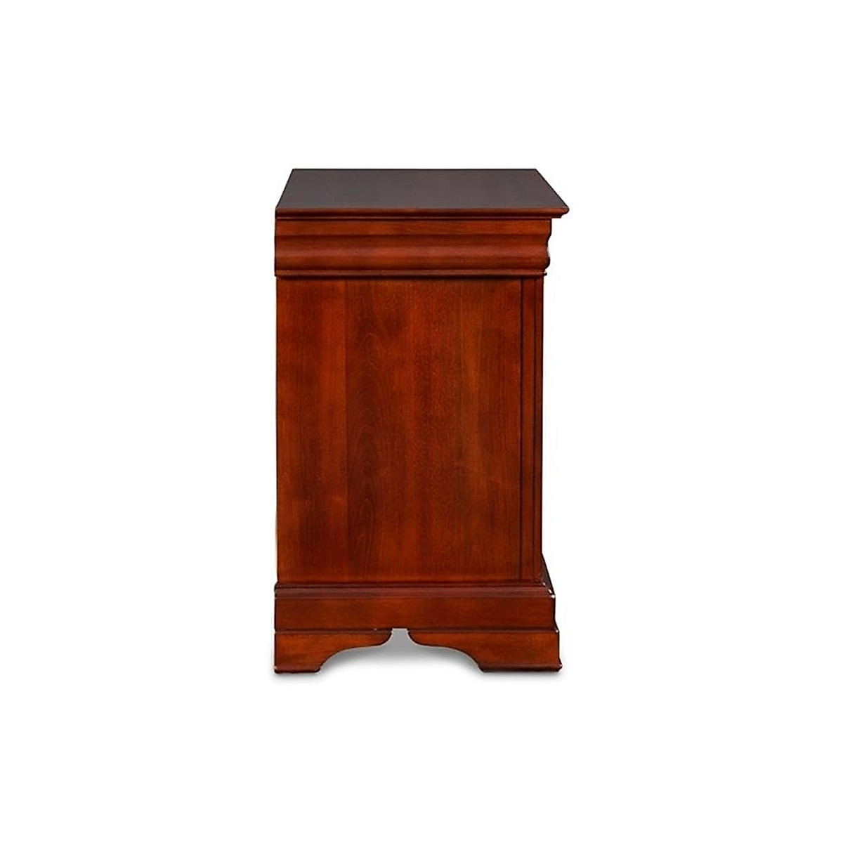 New Classic Furniture Versailles Nightstand, Bordeaux