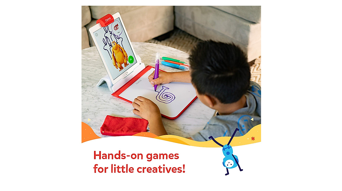 Osmo Creative Starter Kit for iPad - 3 Fun Learning Games