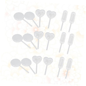 GARVALON 150pcs 4 Ml Dropper for Cake Strawberry Pipettes Cupcake Injection Dropper for Dessert Mini Pipettes for Strawberries Liquid Dropper Straws Cake Ice Cream Dropper White