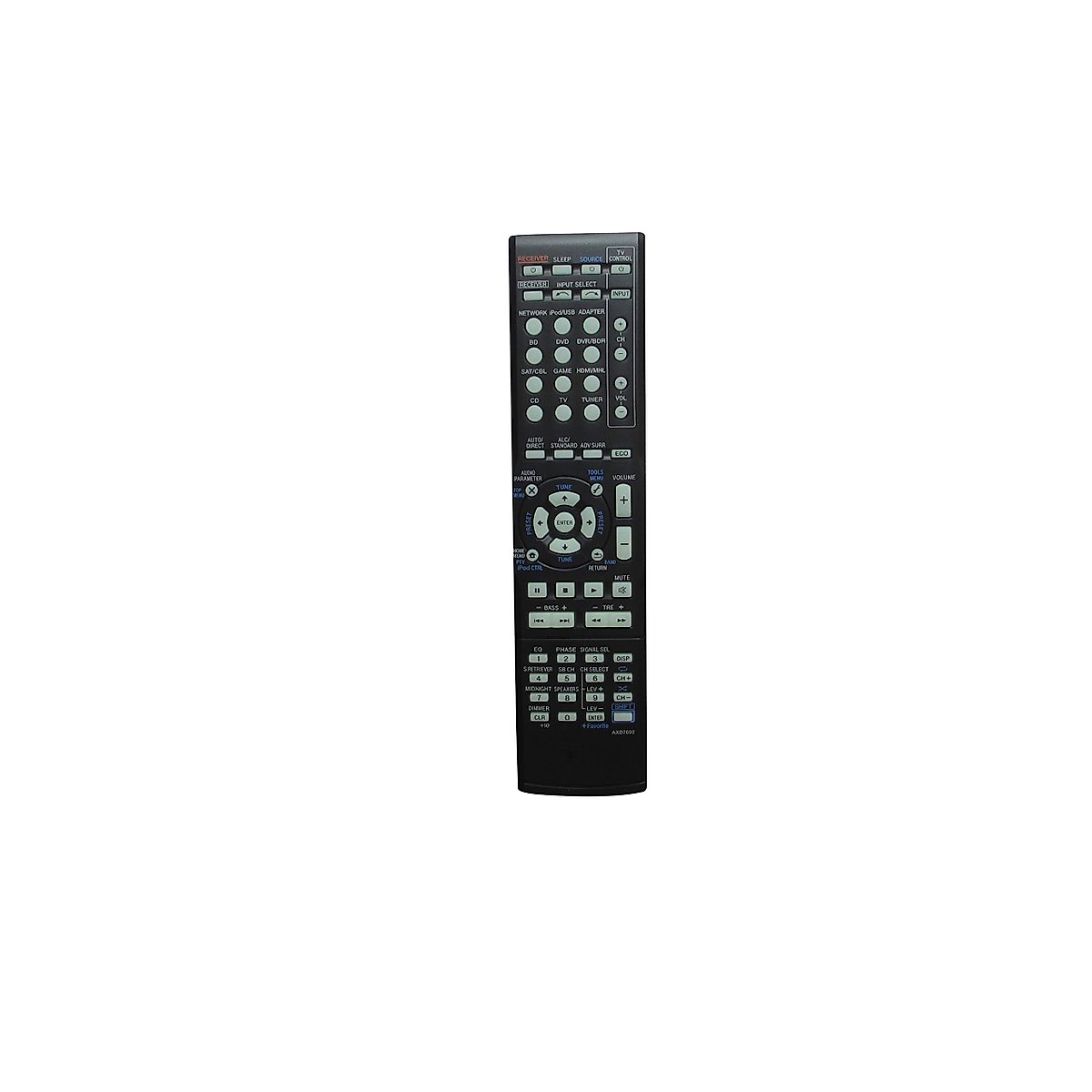 Universal Replacement Remote Control for Pioneer VSX-918V XXD3116 VSX-909RDS VSX-35TX VSX-C500 VSX-D1S VSX-9900S 7.1-Channel AV A/V Receiver System