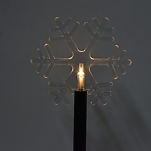 Solar Light Snowflake, Snowflake Shape Practical Solar Lawn Light for Courtyardsyard for Home for Garden Landscape for Outdoor