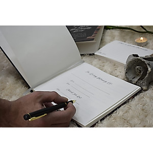 Portiche Funeral Guest Book Includes 60 Memory Cards, Pen, Table Sign, Card Box, 474 Guests Entry, Funeral Guest Book, Guest Book for Funeral, Guest Book for Funeral, Celebration of Life