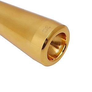 Mxfans 9.8mm Outer Diameter 3C Trumpet Mouthpiece Replacement Golden-Plated Musical Instrument Accessory