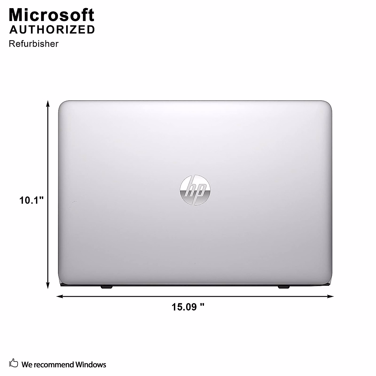 HP 850 G3 15.6 inches Laptop, Core i5-6200U 2.3GHz, 8GB RAM, 256GB Solid State Drive, Windows 10 Pro 64bit(Renewed)