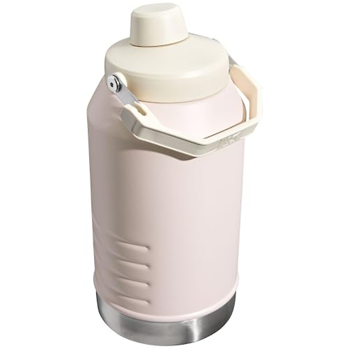 Stanley Iceflow Fast Flow Jug | Recycled Stainless Steel Water Tumbler | Keeps Drink Cold and Iced for Hours | Easy Carry Handle | 96 OZ | Rose Quartz