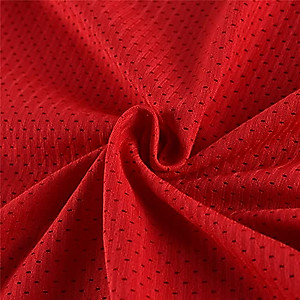 Men's Basketball Jersey #23 Space Movie Jersey Shirts for 90s Hip Hop Jersey,Theme Party,Gift for Basketball Fans(Red, XX-Large)