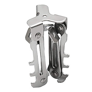 MCAMPAS 304 Stainless Steel Universal Canister Stand Folding Bracket for Butane Camping Bottle