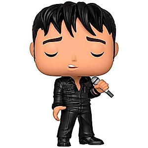 POP Elvis - '68 Comeback Special Funko Pop! Vinyl Figure (Bundled with Compatible Pop Box Protector Case), Multicolored, 3.75 inches