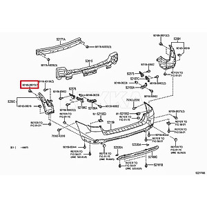 Rexka 40pcs Fender Liner Wheelhouse Liner Mud Guard Nylon Screw Grommet Nut Retainer Compatible with Toyota Lexus 90189-06013 Camry Corolla Highlander Tundra Tacoma Sequoia