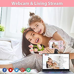 Digital Camera, Kids Camera Ultra HD 2.7K 44MP Digital Point and Shoot Camera 16x Digital Zoom 3.0 Inch Screen Compact Small Camera for Kids Boys Girls Students Teens