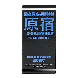 Harajuku Lovers Music Eau DE Toilette Spray by Gwen Stefani, 0.33 Ounce