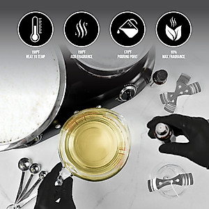 American Soy Organics- Freedom Soy Wax Beads for Pillar Candle Making – Microwavable Soy Wax Beads – Premium Soy Candle Making Supplies (5-Pound Bag)