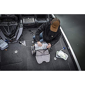 Plano B-Series 3600 Mossy Oak Manta Tackle Bag, Manta Camo with Yellow Accents, Includes 4 StowAway Utility Boxes, Soft Fishing Tackle Storage for Offshore & Onshore