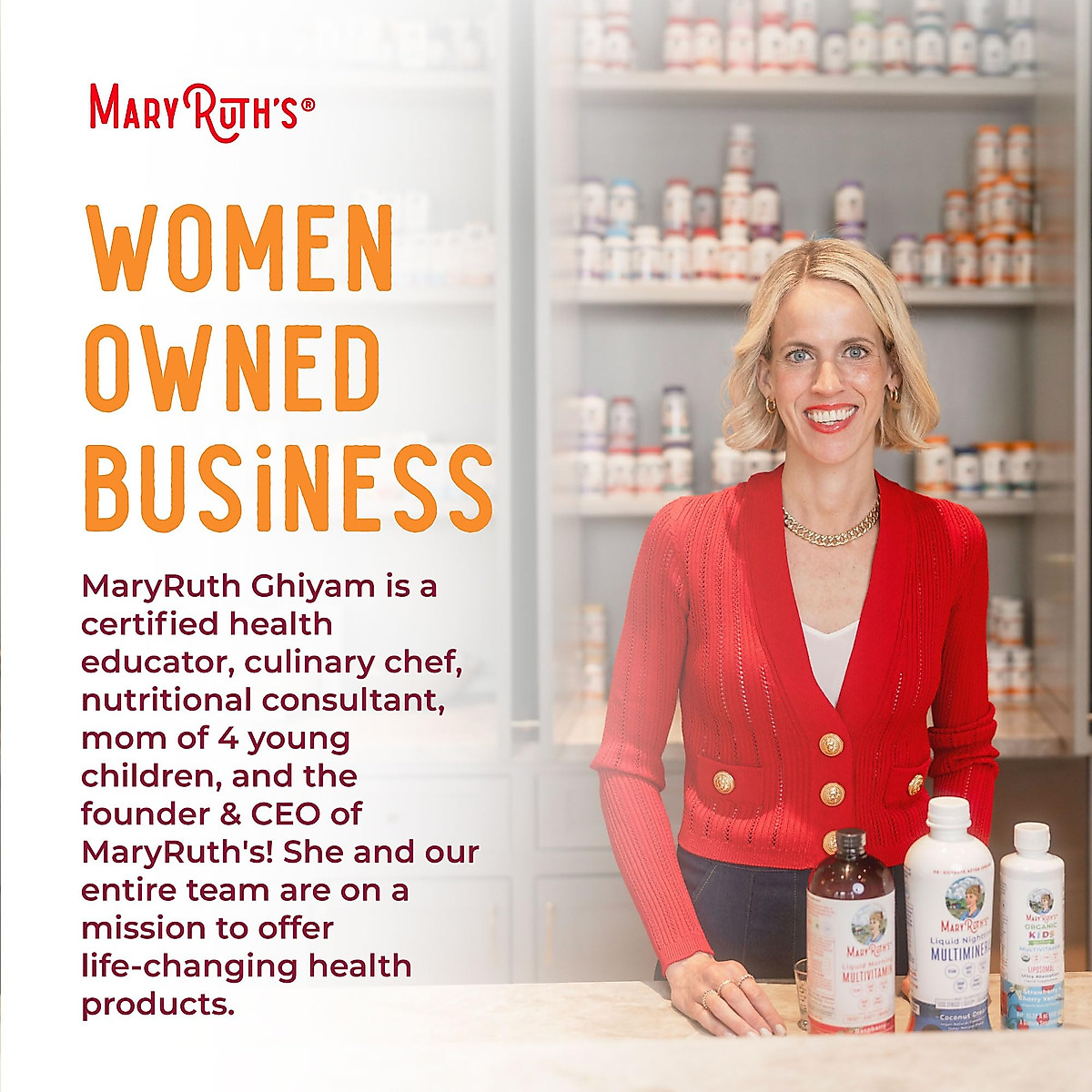 MaryRuth Organics Vegan Omega 3 Gummies for Adults | 2 Month Supply | Sugar Free Supplement with Vitamin C | Flaxseed Oil Immune Support | Overall Wellness | No Fish Taste | 60 Count