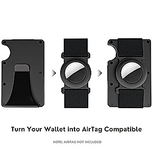AirTag Holder Case Cash Strap - CAXGEK AirTag Replacement Cash Strap, Card Holder AirTag Attachment, AirTag Cash Strap.(2 Packs)